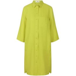 Peter Hahn - Kleid mit 3/4-Arm, gr&uuml;n, Gr. 42 / M - Leinen