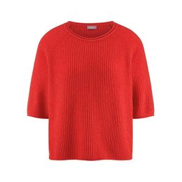 include - Rundhals-Pullover, rot, Gr. 42 / M - Kaschmir