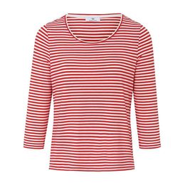 Peter Hahn - Rundhals-Shirt mit 3/4-Arm, rot, Gr. 48 / XL
