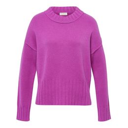 Peter Hahn - Rundhals-Pullover aus Schurwolle und Kaschmir, pink, Gr. 46 / L - Schurwolle