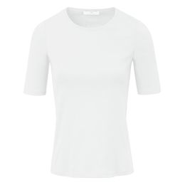 Peter Hahn - Rundhals-Shirt, weiss, Gr. 36 / S - Baumwolle