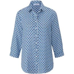 Peter Hahn - Bluse mit 3/4-Arm, weiss, Gr. 40 / M