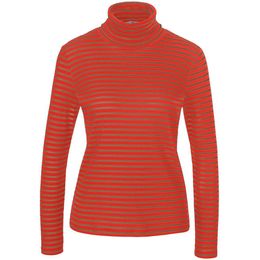 Peter Hahn - Rollkragen-Shirt, orange, Gr. 48 / XL - Baumwolle
