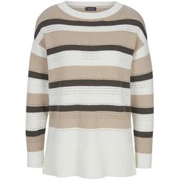 Peter Hahn Basler - Strickpullover, weiss, Gr. 38 / S - Baumwolle