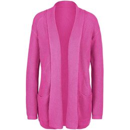 Peter Hahn - Strickjacke, pink, Gr. 44 / L - Baumwolle