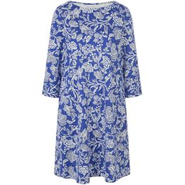 Green Cotton - Jersey-Kleid Ivy, blau, Gr. 50 / XL - Baumwolle
