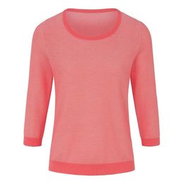 Peter Hahn - Rundhals-Pullover aus 100% SUPIMA -Baumwolle, rot, Gr. 44 / L - Baumwolle