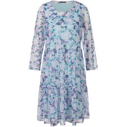 MYBC - Mesh-Kleid, blau, Gr. 44 / L