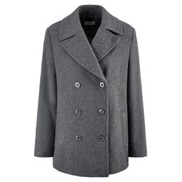 Peter Hahn - Cabanjacke, grau, Gr. 48 / XL - Schurwolle