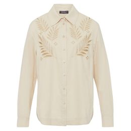 MYBC - Bluse, beige, Gr. 38 / S - Baumwolle