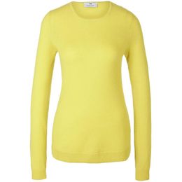 Peter Hahn - Rundhals-Pullover aus 100% Premium-Kaschmir, gr&uuml;n, Gr. 44 / L - Kaschmir