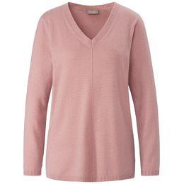 Peter Hahn - V-Pullover aus 100% Premium-Kaschmir, ros&eacute;, Gr. 38 / S - Kaschmir