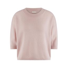 Peter Hahn - Rundhals-Pullover, ros&eacute;, Gr. 36 / S - Kaschmir
