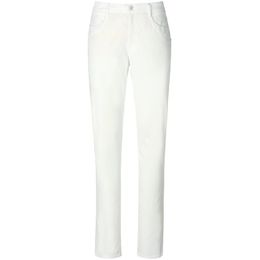 Brax - Regular Fit-Hose Modell Mary, weiss, Gr. 20 - Baumwolle