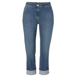 Via Appia Due - 7/8-Jeans zum Schlupfen, denim, Gr. 54 / XXL - Baumwolle