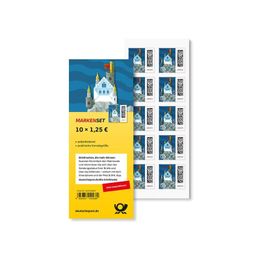 Markenset Briefburg, Briefmarke zu 1,25 &euro;, 10er-Set