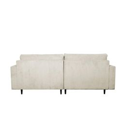 Primo Ecksofa trendiger Cordstoff Livorno creme Ma&szlig;e (cm): B: 221 H: 105 T: 153.0 &raquo; M&ouml;bel Kraft