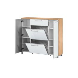 M&ouml;bel Kraft Schuhschrank wei&szlig; Ma&szlig;e (cm): B: 121 H: 108 T: 31.0 &raquo; M&ouml;bel Kraft