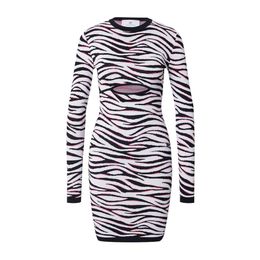 Chiara Ferragni Kleid Damen Größe 40 pink / schwarz / weiß Winterkleid