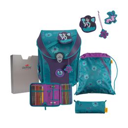 DerDieDas ErgoFlex MAX Exklusiv "Superflash" Schulrucksack-Set 5-teilig mit Sportbeutel