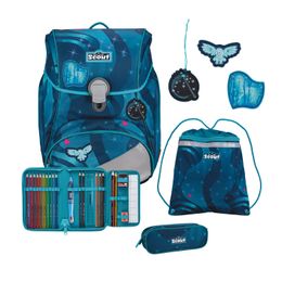 Scout Alpha Exklusiv LED Schulranzen-Set 4-teilig