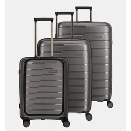 Travelite Air Base 4-Rad Trolley Set L / M-erw/ S mit Vortasche