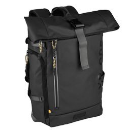 Camel Active Explore Rolltop Rucksack aus recyceltem Nylon