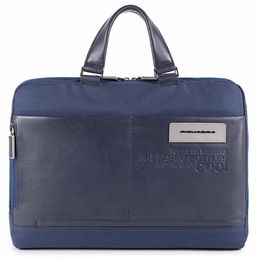 Piquadro Ade Laptoptasche 15,6" aus recyceltem Stoff, mit iPad -Fach