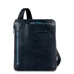 Piquadro Blue Square Umhängetasche mit doppelter Vortasche