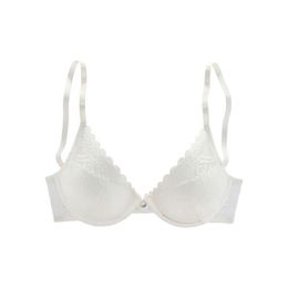 s.Oliver Push-up-BH 'Danielle' beige Gr. 75C. Vergr&ouml;&szlig;ert Optisch Die B&uuml;ste und mit B&uuml;gel
