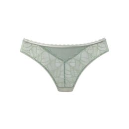 Lascana Stringpanty 'Alicia' salbei Gr. 32/34 für Damen. Mit Spitze. Figurbetont
