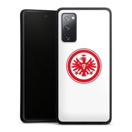 DeinDesign Galaxy S20 FE 5G Handy Premium Silikon H&uuml;lle Handyh&uuml;lle schwarz Case Eintracht Frankfurt Sge Official Licensed Product Silikon Premium Case