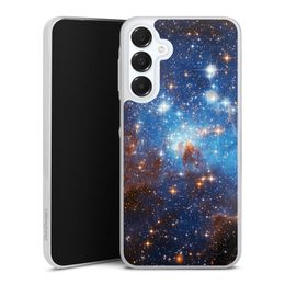 DeinDesign Galaxy A16 5G Handy Slim Case Silikon Handyh&uuml;lle transparent H&uuml;lle extra d&uuml;nn Weltall Galaxy Star Silikon Slim Case