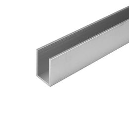 U-Profil aus Aluminium 30x20x30x2 mm &ndash; 50 cm lang - auch als Zuschnitt auf Wunschma&szlig; mit Bohrungen und Gehrungen