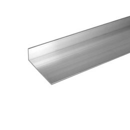 Aluminium L-Profil 60 x 20 x 2 mm – 100 cm lang - auch als Zuschnitt auf Wunschmaß mit Bohrungen und Gehrungen