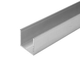 U-Profil aus Aluminium 30x30x30x2 mm &ndash; 200 cm lang - auch als Zuschnitt auf Wunschma&szlig; mit Bohrungen und Gehrungen