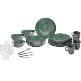 Brunner Geschirrset Venetian All Inclusive VIP 40-tlg. Farbe sea green
