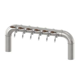 ich-zapfe Schanks&auml;ule, Zapfs&auml;ule bier - Lindr Cold bridge U6, Zapfhahn NOSTALGIE