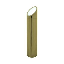 ich-zapfe Schanks&auml;ule, Modell &bdquo;Tower&ldquo;, mit Beleuchtung, TIN-goldfarben 2-leitig - 114 mm &Oslash;