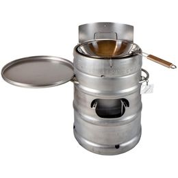 ich-zapfe Wok, Wok Grill, Wok Edelstahl f&uuml;r Grillfass