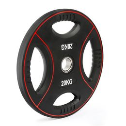 Polyurethan 4-Grip Hantelscheibe 50 mm - Gewicht 20 kg