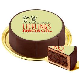 Dessert-Motiv-Torte „Lieblingsmensch