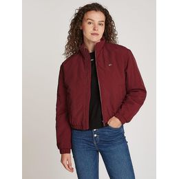 Tommy Jeans &Uuml;bergangsjacke in Bordeaux - 45% | Gr&ouml;&szlig;e M | Damenjacken