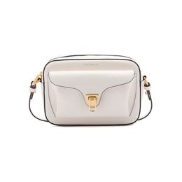 Coccinelle Leder-Umh&auml;ngetasche in Wei&szlig; - (B)26 x (H)20 x (T)8,5 cm - 26% | Damen-taschen