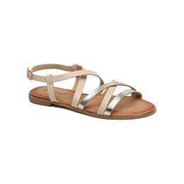 Sixth Sens Sandalen in Beige/ Gold - 74% | Gr&ouml;&szlig;e 40 | Damen-sandalen