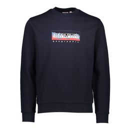 Napapijri Sweatshirt in Dunkelblau - 69% | Größe M | Herren-plussize