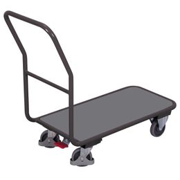 VARIOfit Magazinwagen Typ L + EasySTOP - Anthrazitgrau