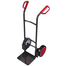 VARIOfit Stahlrohr-Sackkarre 200 kg Vollgummibereifung - Anthrazitgrau