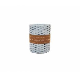 Geschenkband aus Papierbast "Grau" 5-8 mm x 200 m