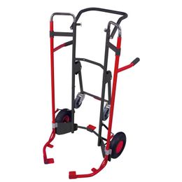 VARIOfit Teleskop Reifenkarre 200 kg Traglast Luftbereifung - Anthrazitgrau